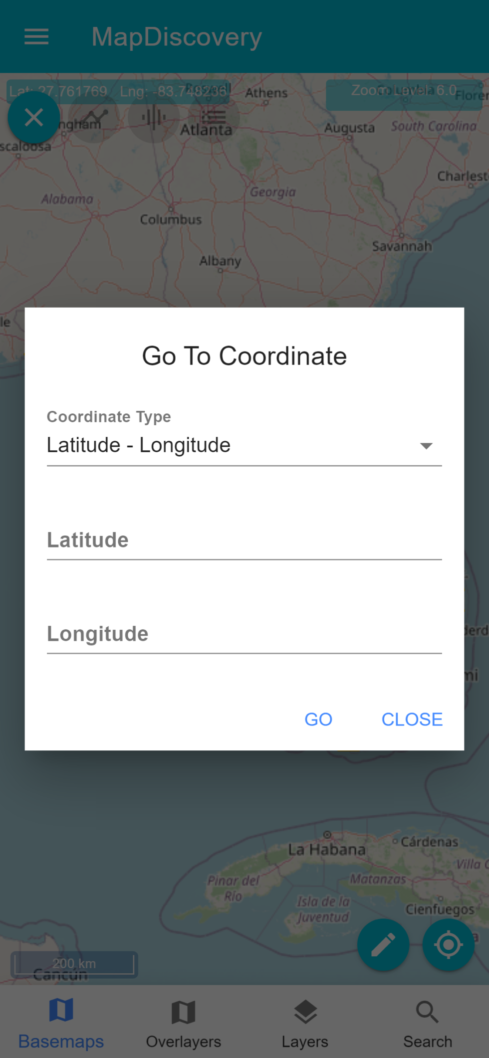 MapDiscovery | Mobile Mapping app